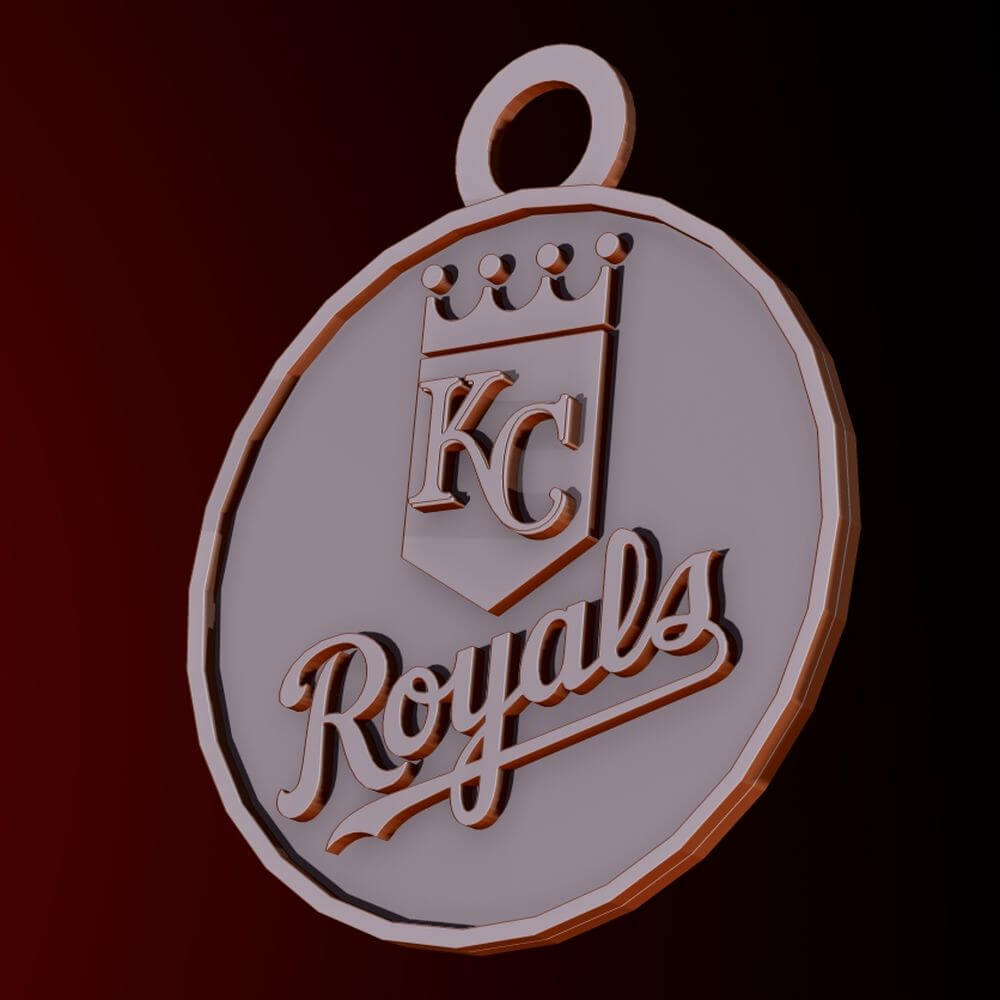 Mlb Kansas City Royals Keychan Logo Printable - 3D Model by danyelon
