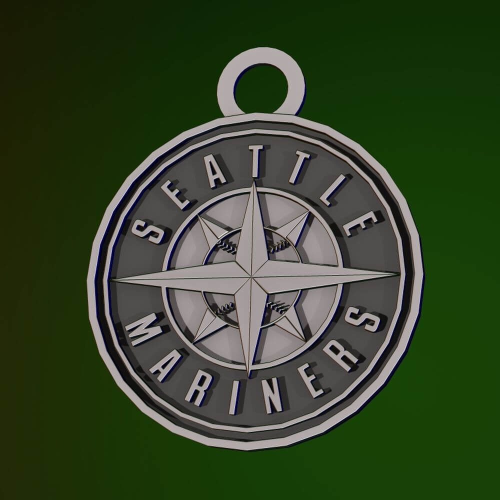 Mlb Seattle Mariners Giants Keychan Logo Printable - 3D Print Model by ...