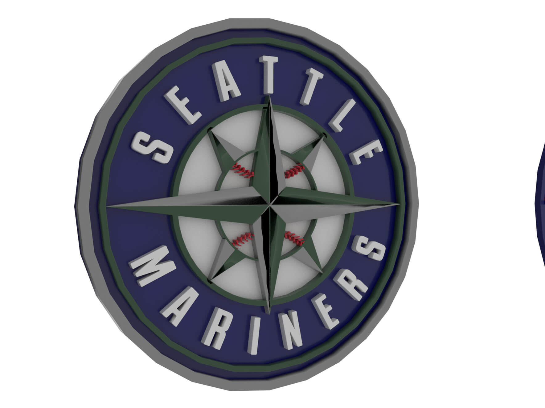 Mlb Seattle Mariners Giants Keychan Logo Printable - 3D Print Model by ...