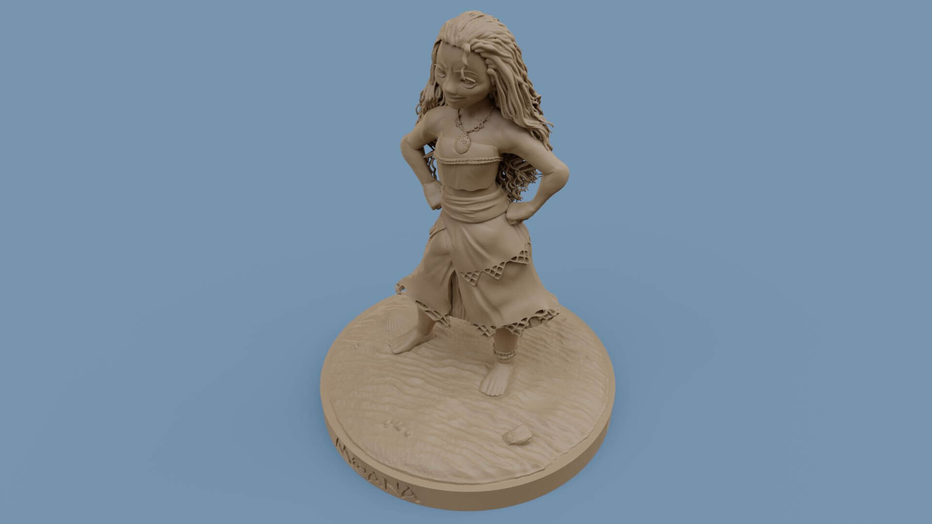 Moana Printable - 3D Model by danyelon