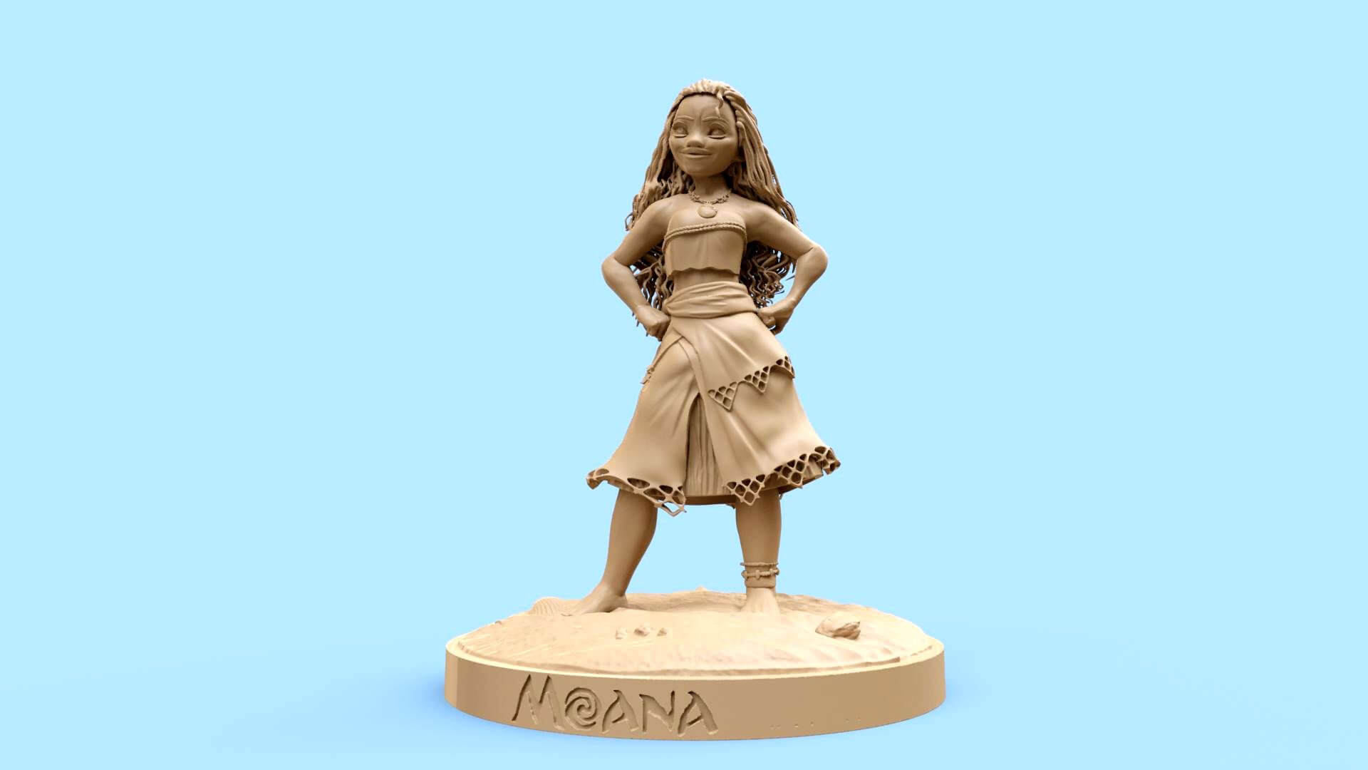 Moana Printable - 3D Model by danyelon
