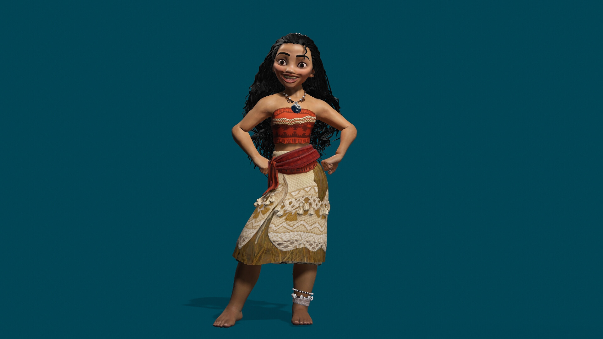 Moana Renderable - 3D Model by danyelon