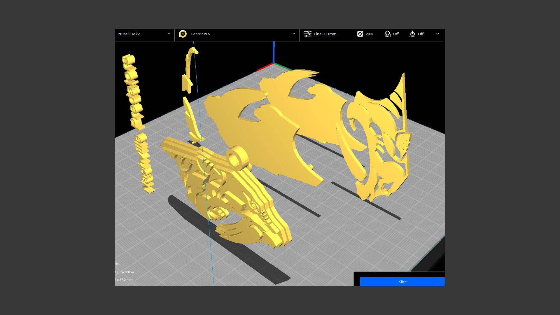 Nashville Predators Logo Shield Printable and Renderable Key - 3D Print ...