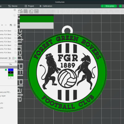 National League Forest Green Rovers Keychain Badge Color - 3D Model by ...