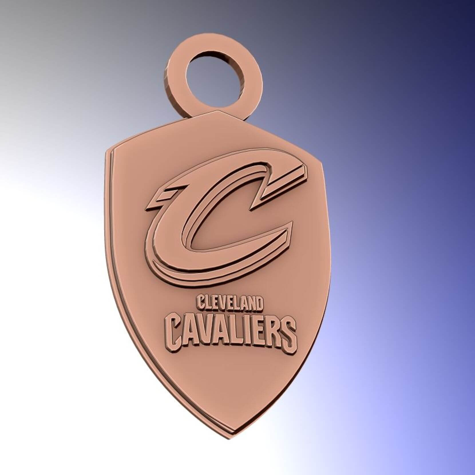 NBA Cleveland Cavaliers Team Logo Printable and Renderable - 3D Print ...