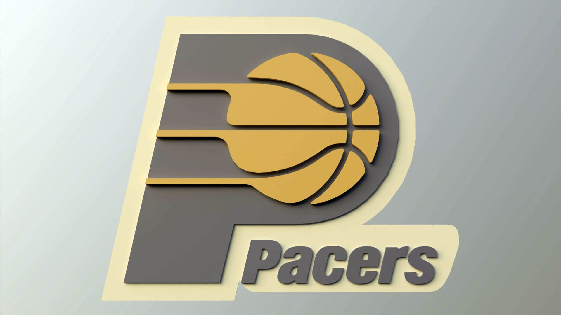 NBA Indiana Pacers Logo Printable and Renderable - 3D Print Model by ...