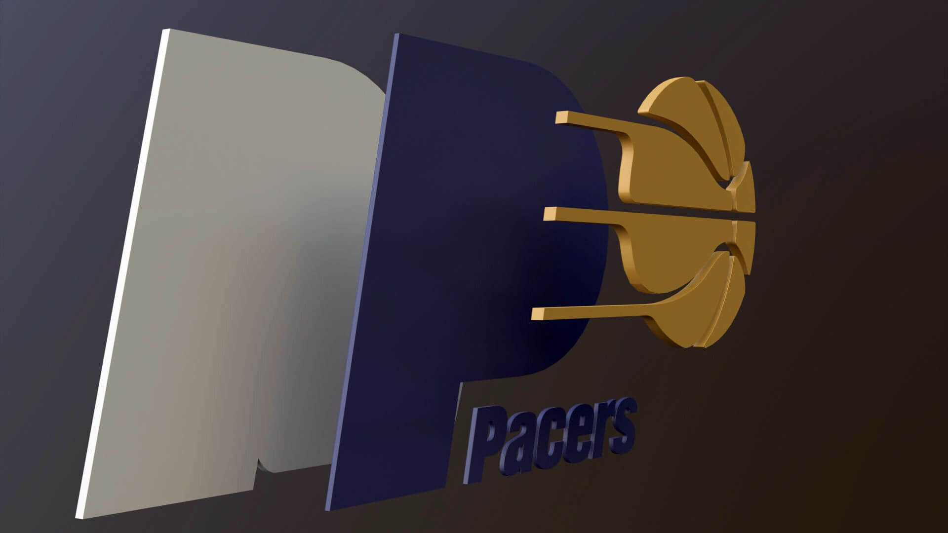 NBA Indiana Pacers Logo Printable and Renderable - 3D Print Model by ...