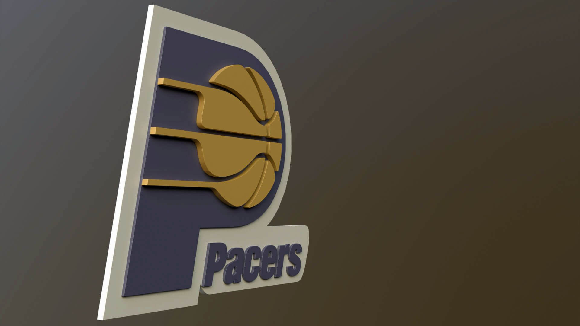 NBA Indiana Pacers Logo Printable and Renderable - 3D Print Model by ...