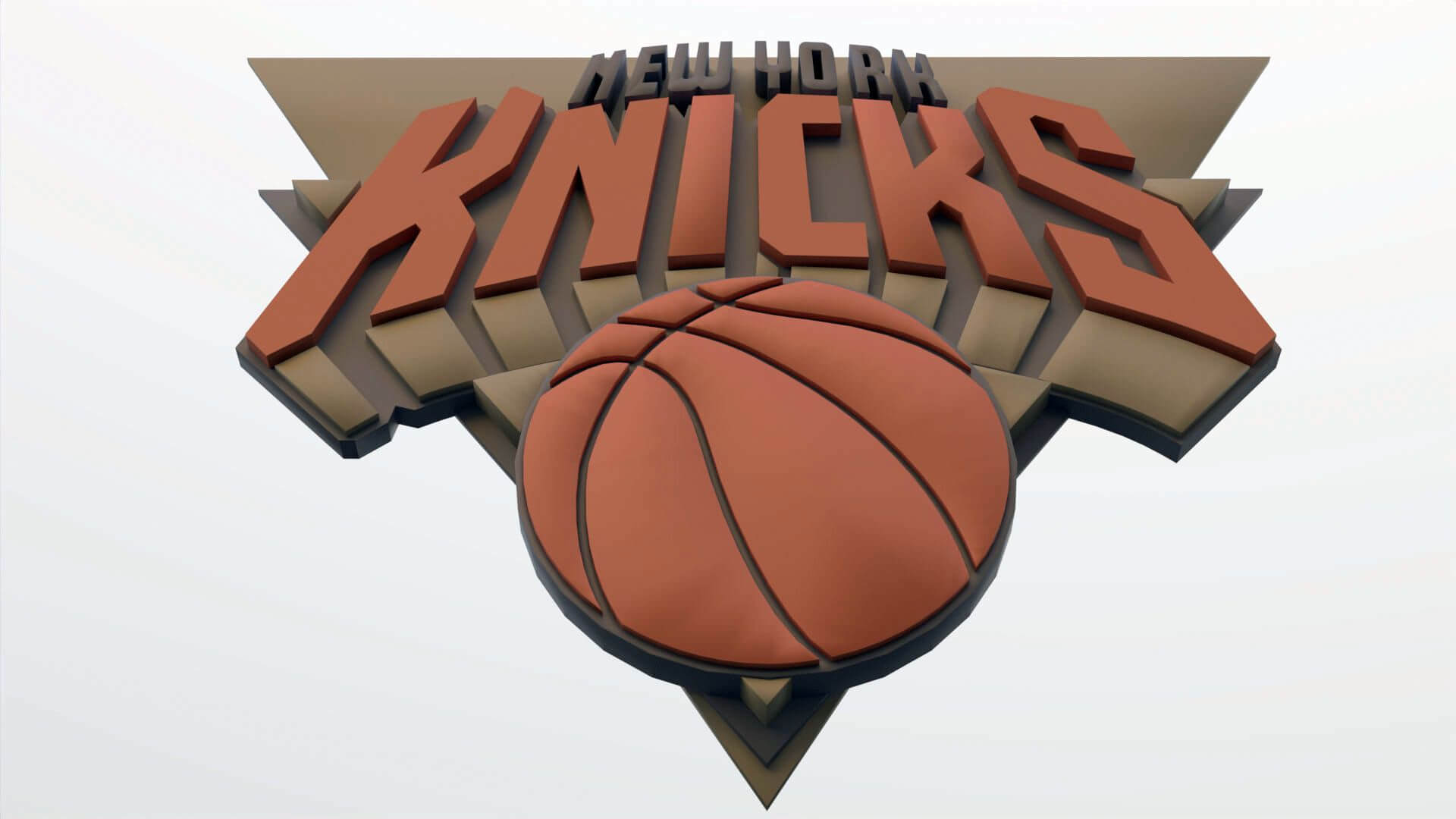 NBA New York Knicks Logo Printable and Renderable - 3D Print Model by ...