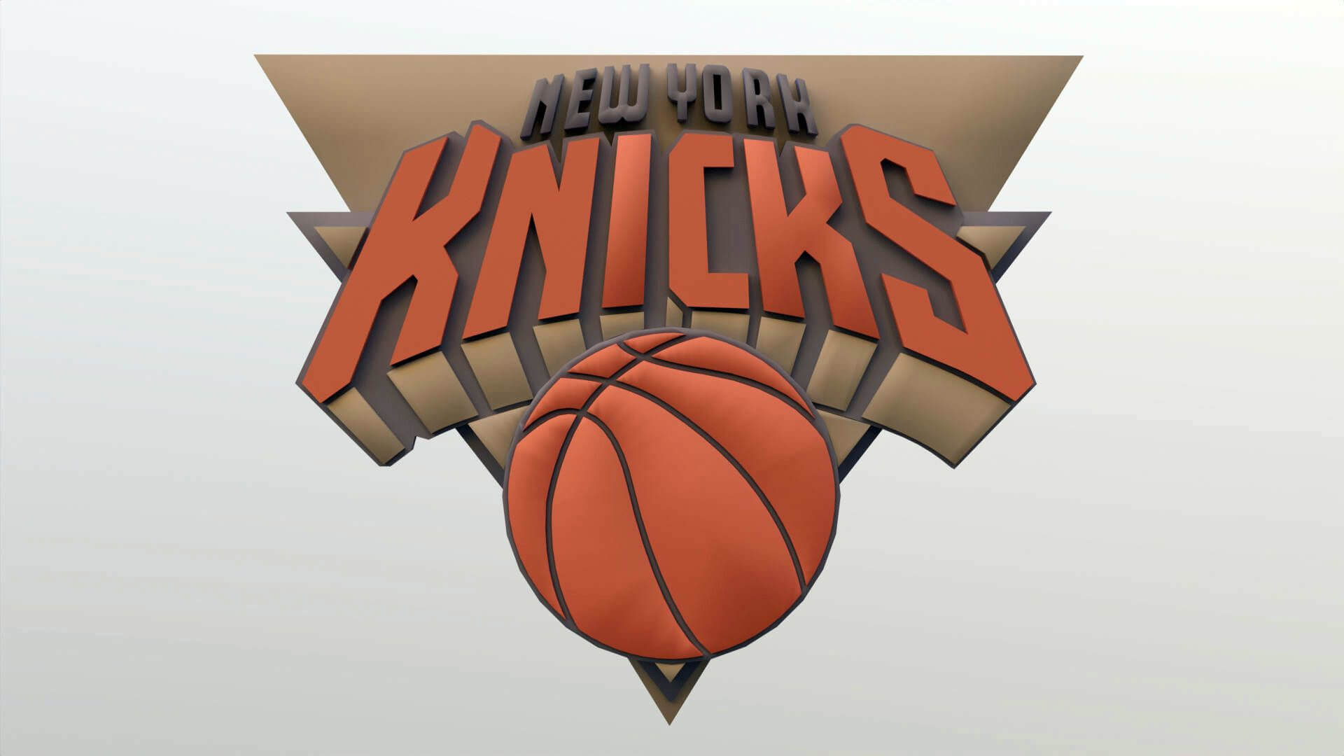NBA New York Knicks Logo Printable and Renderable - 3D Print Model by ...