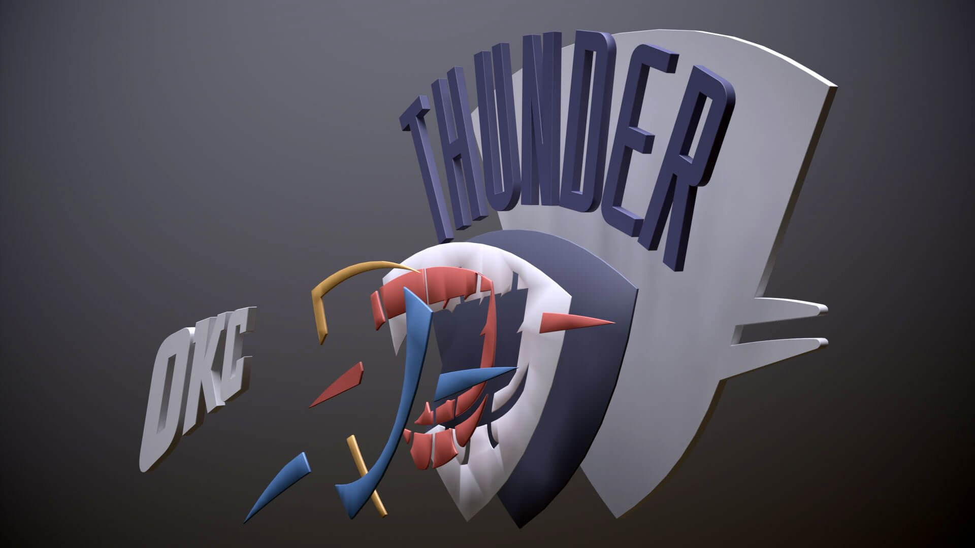 Thunder Nba Logo Oklahoma City Thunder Logo SVG, Thunder SVG Cut