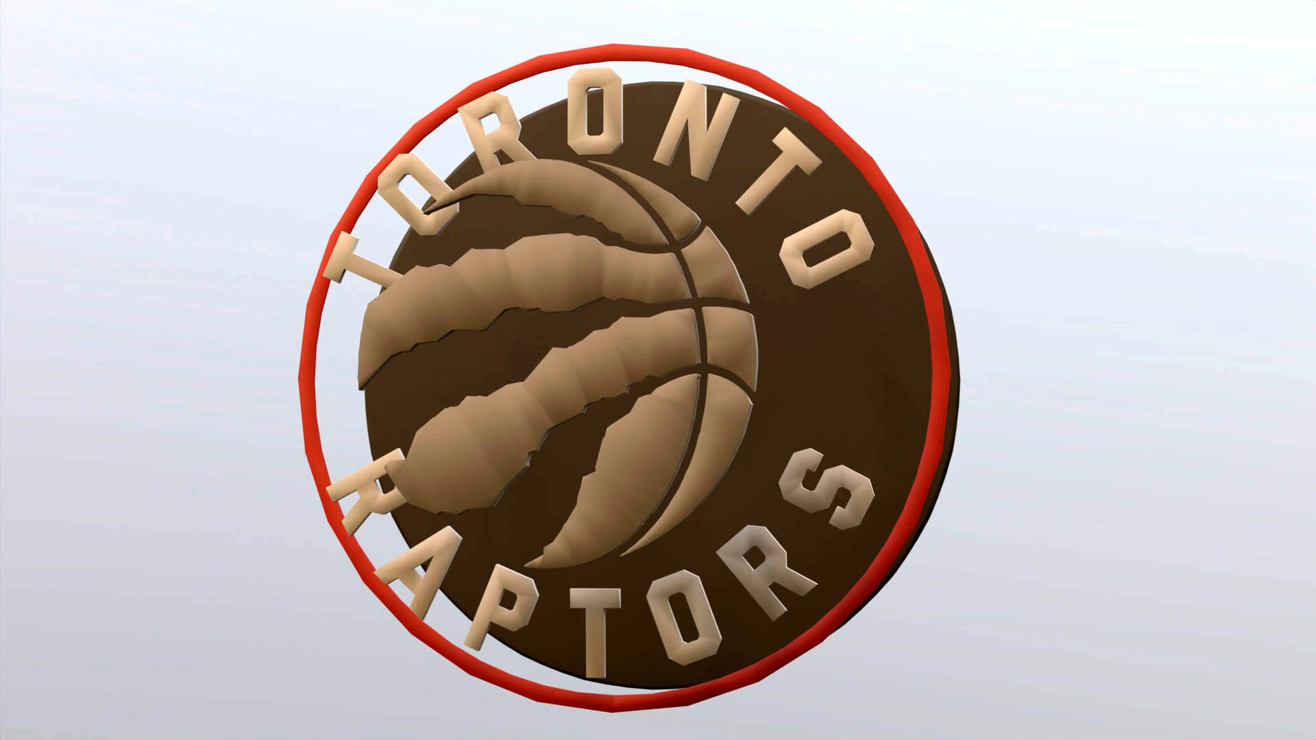 NBA Toronto Raptors Logo Printable and Renderable - 3D Print Model by ...