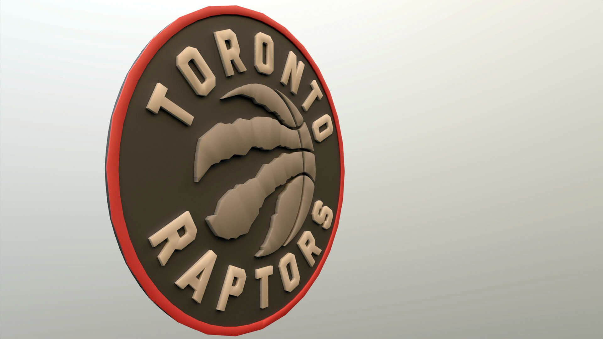 NBA Toronto Raptors Logo Printable and Renderable - 3D Print Model by ...