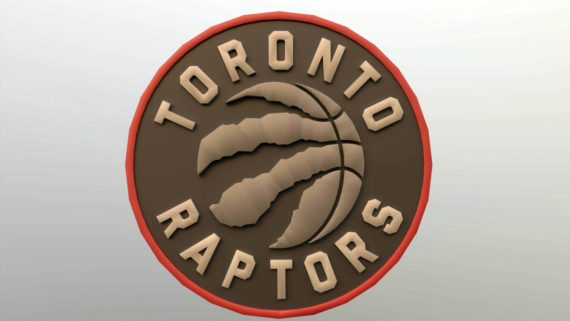 NBA Toronto Raptors Logo Printable and Renderable - 3D Print Model by ...