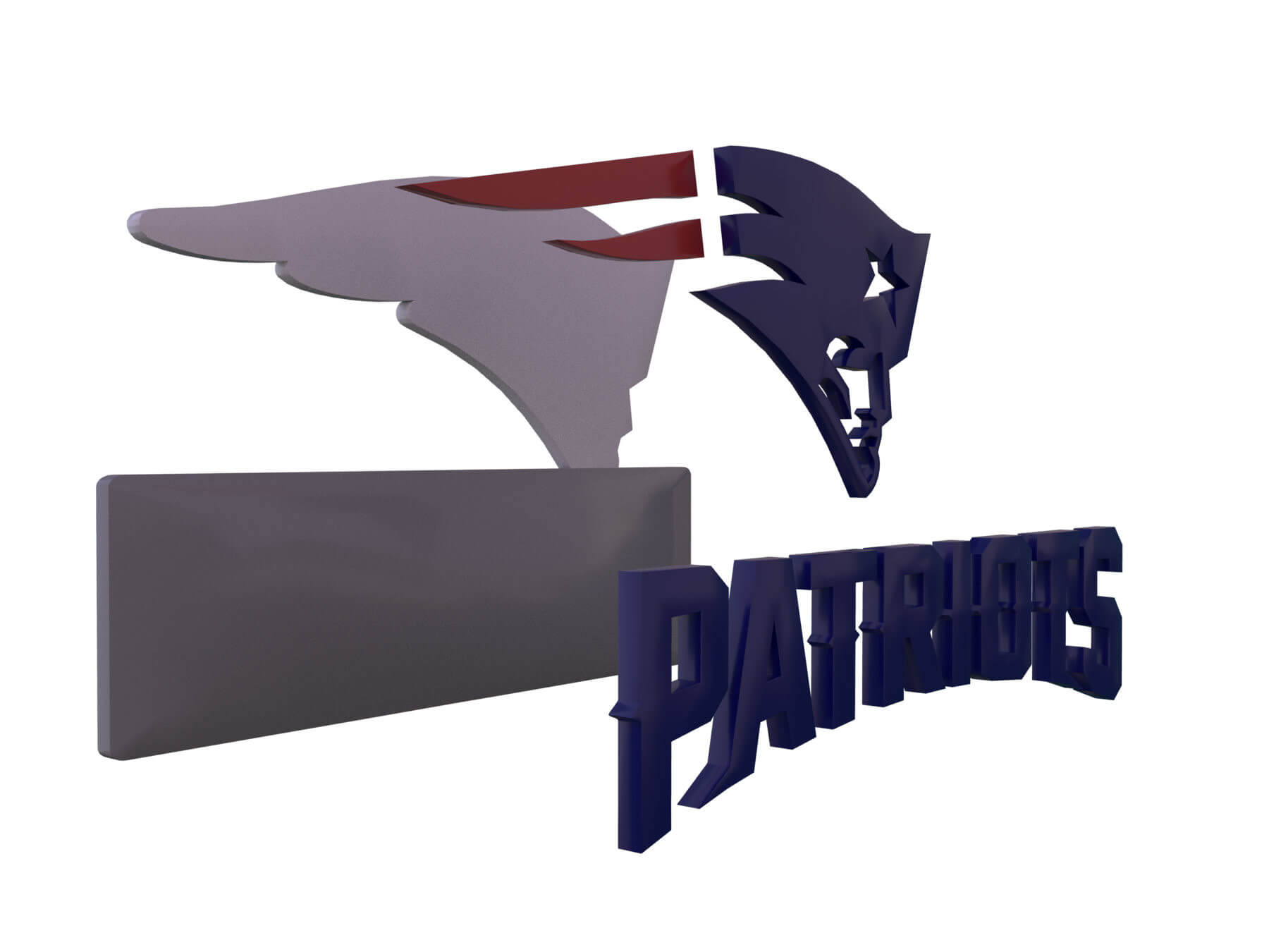 NFL All Logos Printable an Renderable - 3D Model by danyelon