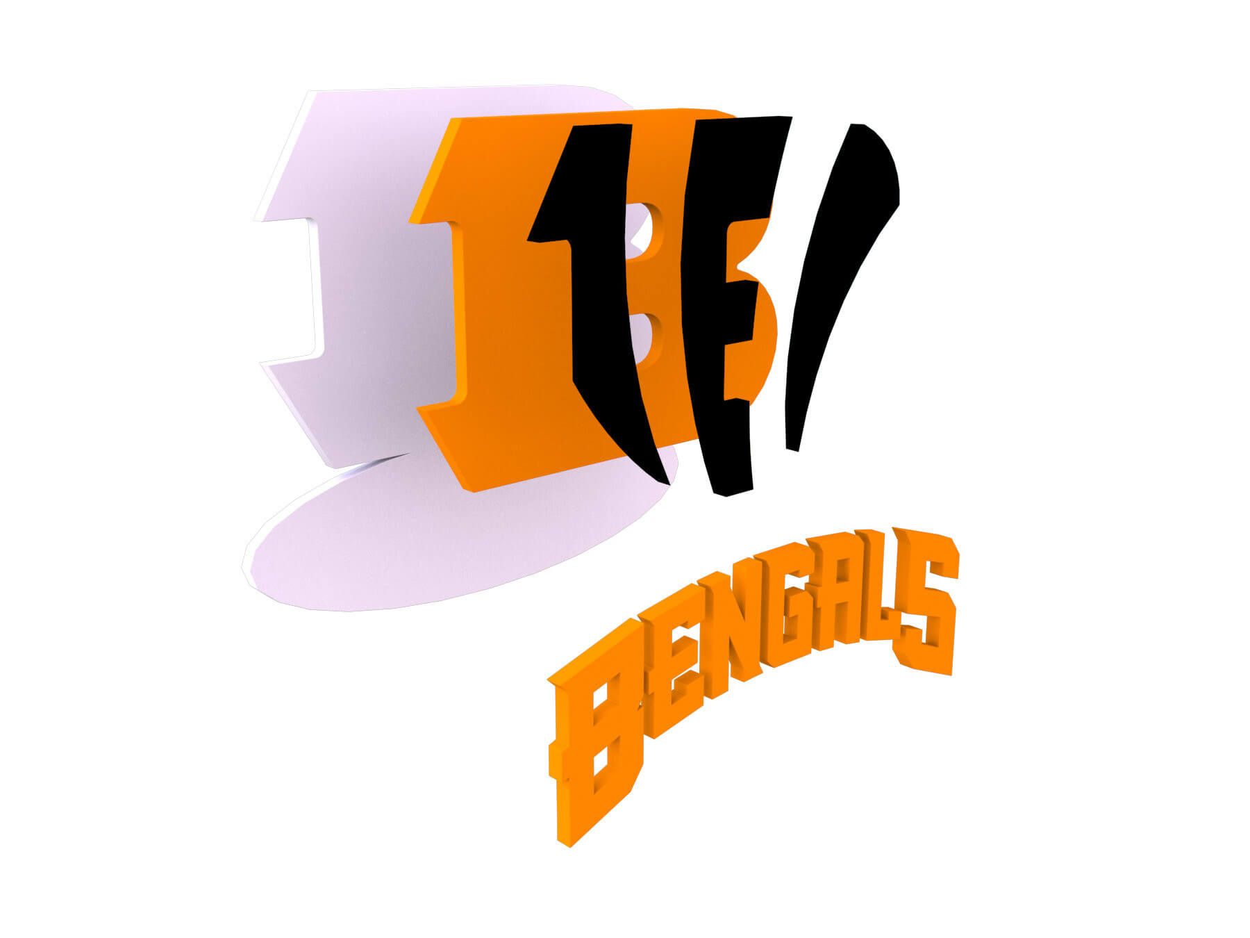 NFL All Logos Printable an Renderable - 3D Model by danyelon