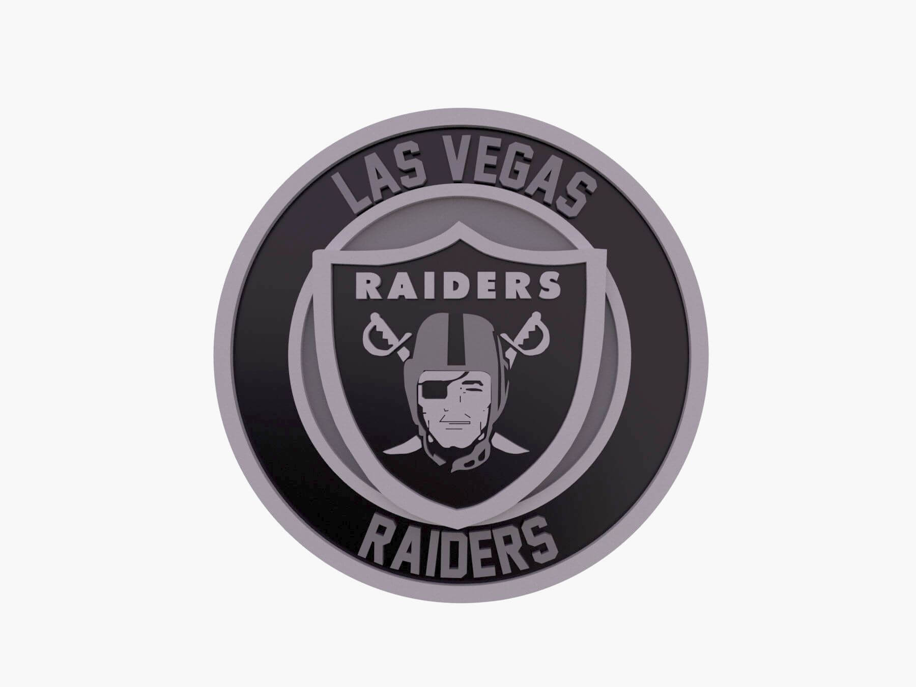 NFL Las Vegas Raiders Keychan Logo Printable - 3D Print Model by danyelon