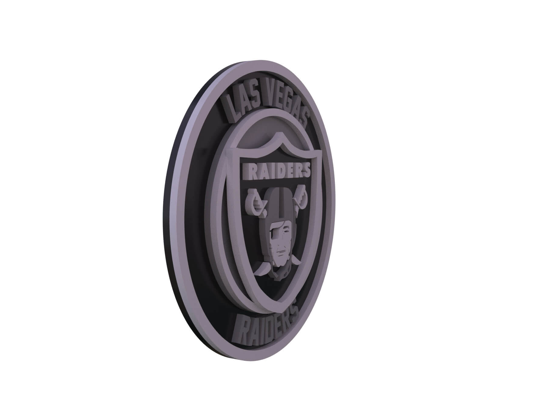 NFL Las Vegas Raiders Keychan Logo Printable - 3D Print Model by danyelon