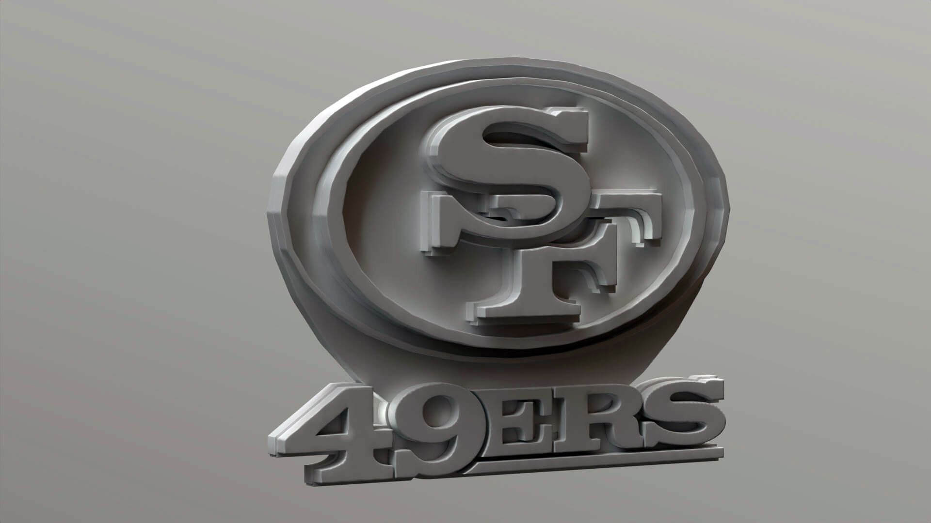 49ers Logo Black And White