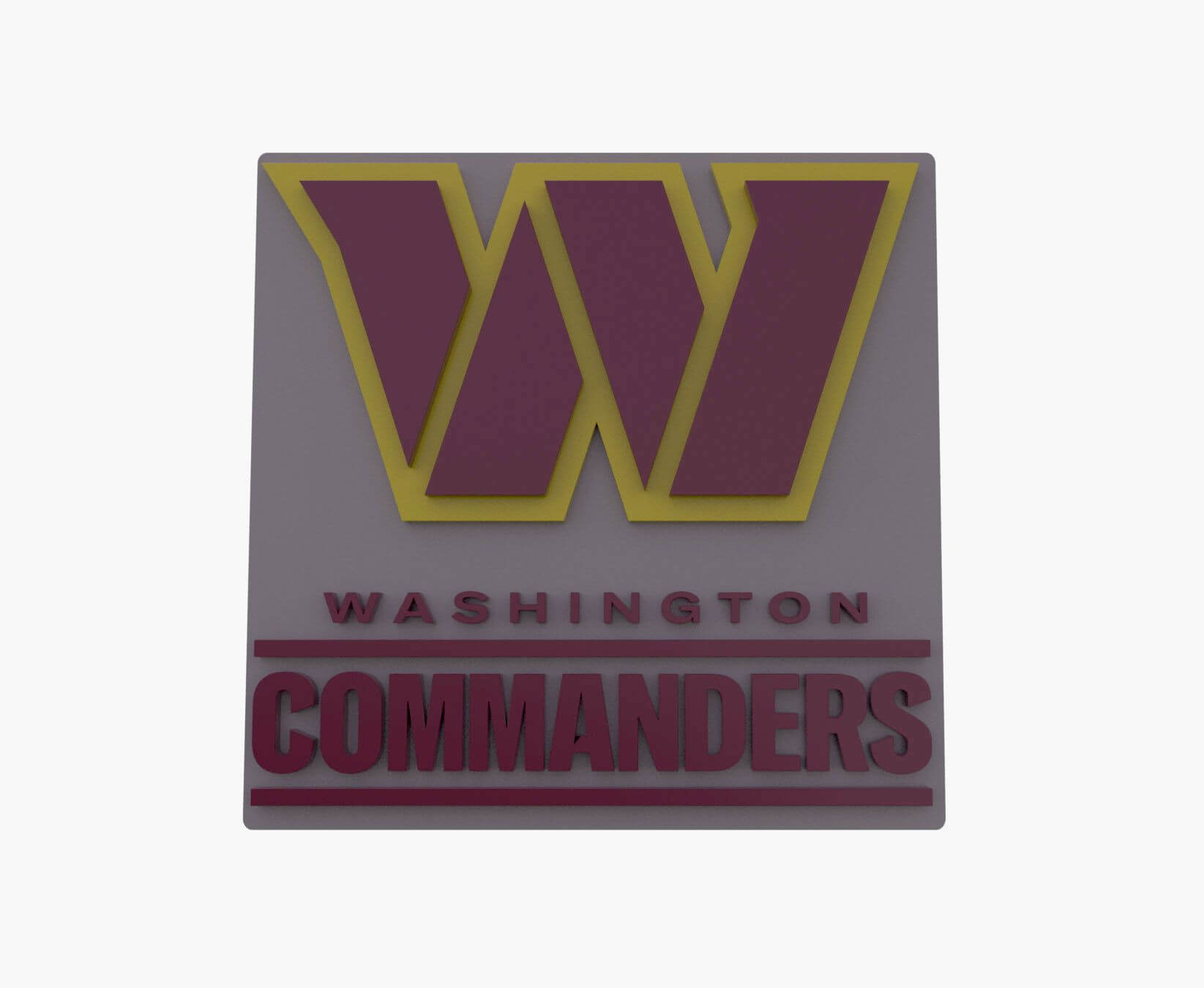 NFL Washington Commanders Keychan Logo Printable - 3D Model by danyelon