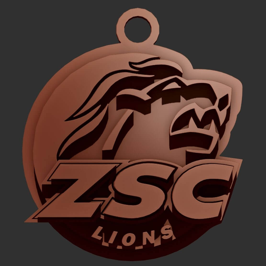 Nla Zsc Lions Printable Logo - 3D Model by danyelon