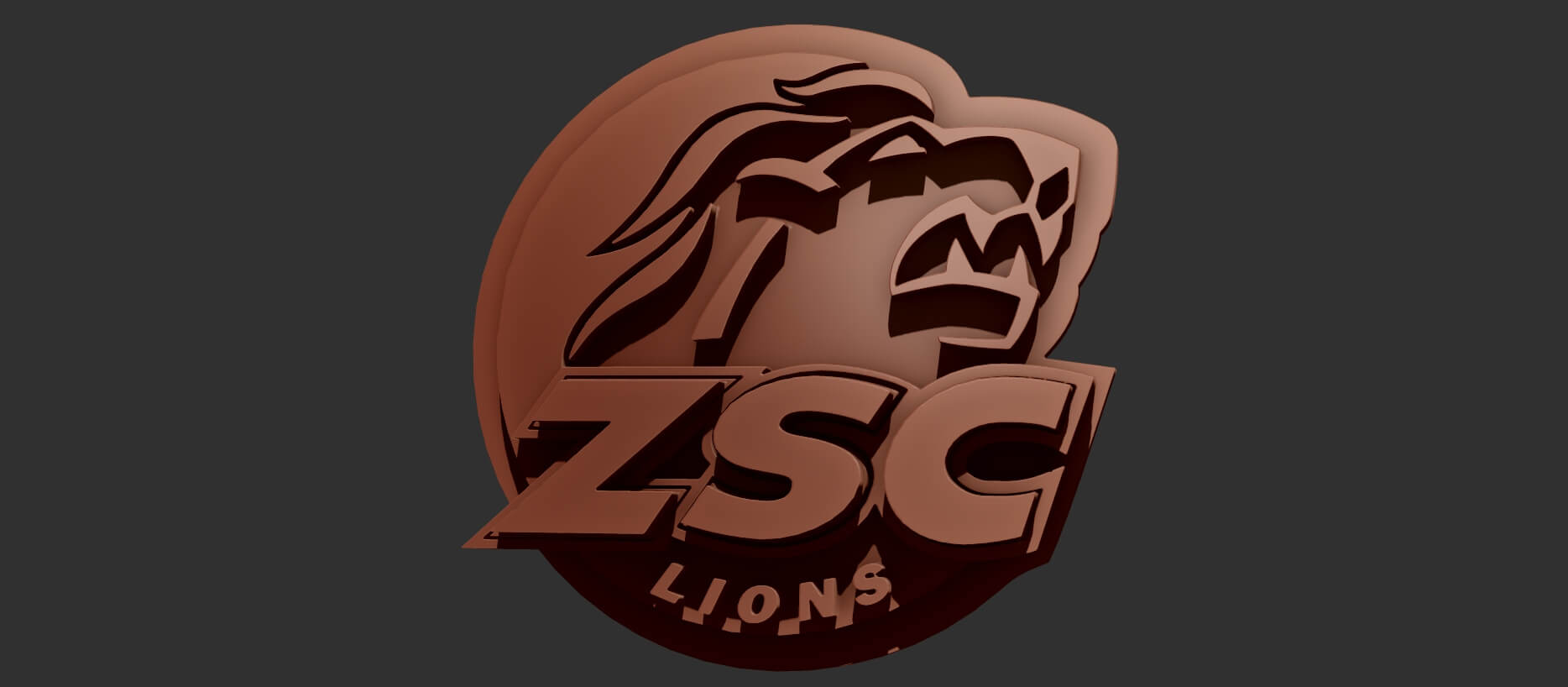 Nla Zsc Lions Printable Logo - 3D Print Model by danyelon