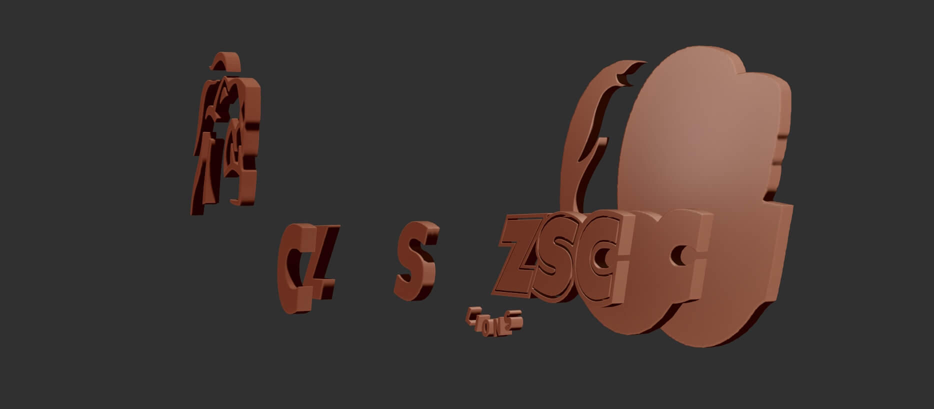 Nla Zsc Lions Printable Logo - 3D Print Model by danyelon