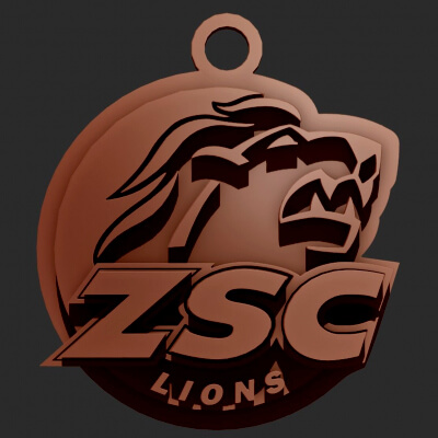 Nla Zsc Lions Printable Logo - 3D Model by danyelon