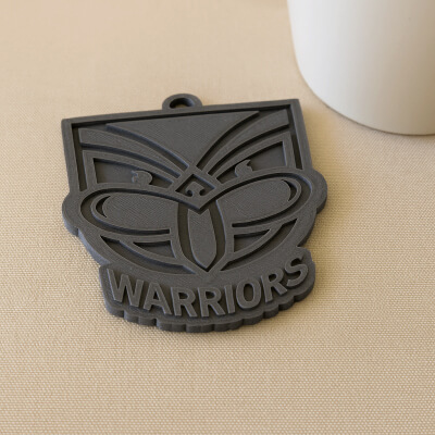NRL New Zealand Warriors Keychain Badge Color Printable - 3D Model by ...