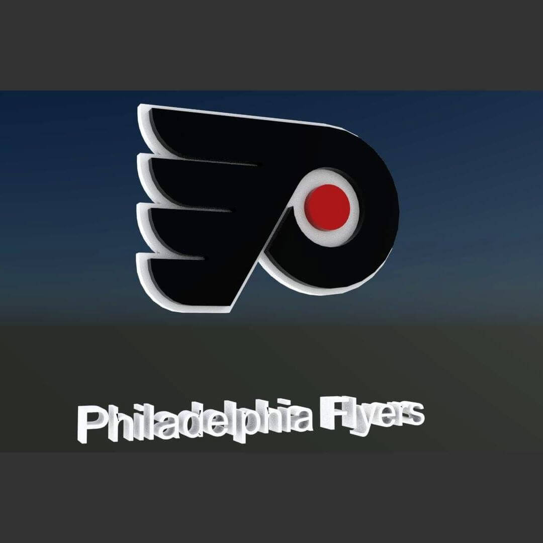 Philadelphia Flyers Logo Shield Printable and Renderable Key - 3D Print ...
