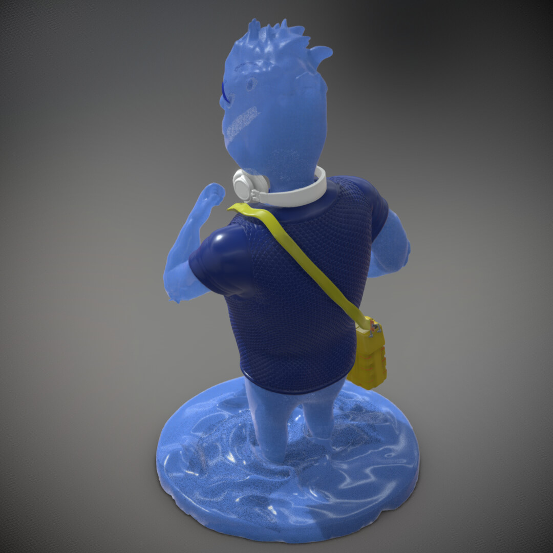 Pixar Elemental Wade Ripple Printable - 3D Model by danyelon