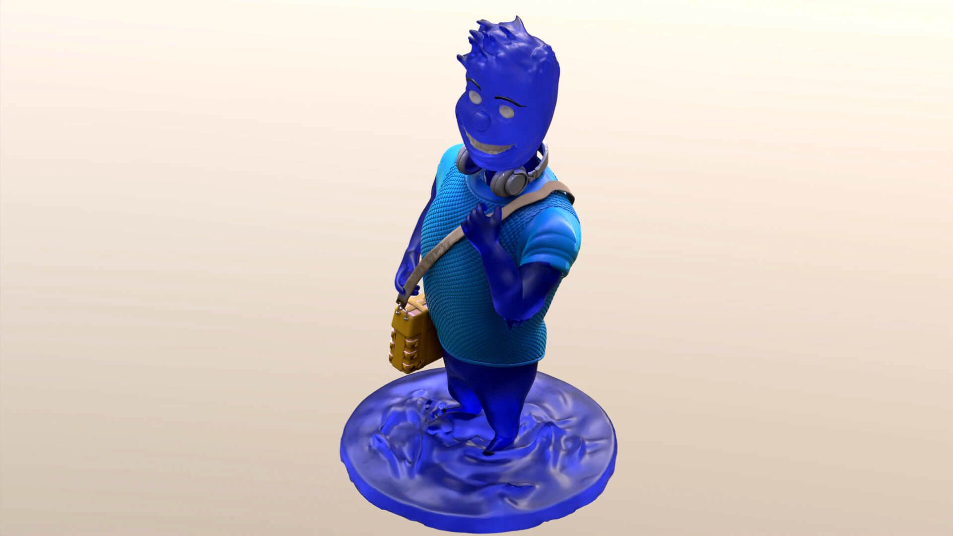 Pixar Elemental Wade Ripple Printable - 3D Model by danyelon