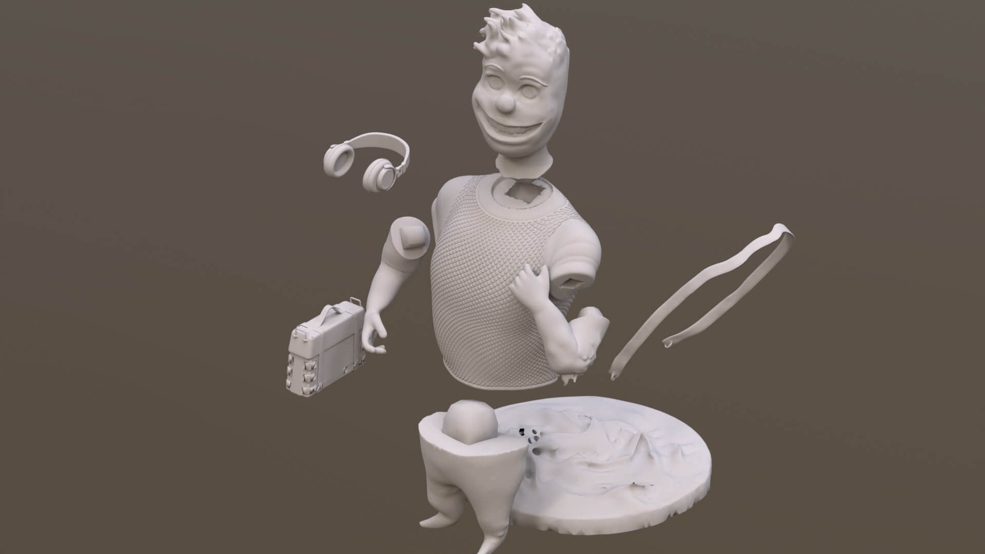 Pixar Elemental Wade Ripple Printable - 3D Model by danyelon