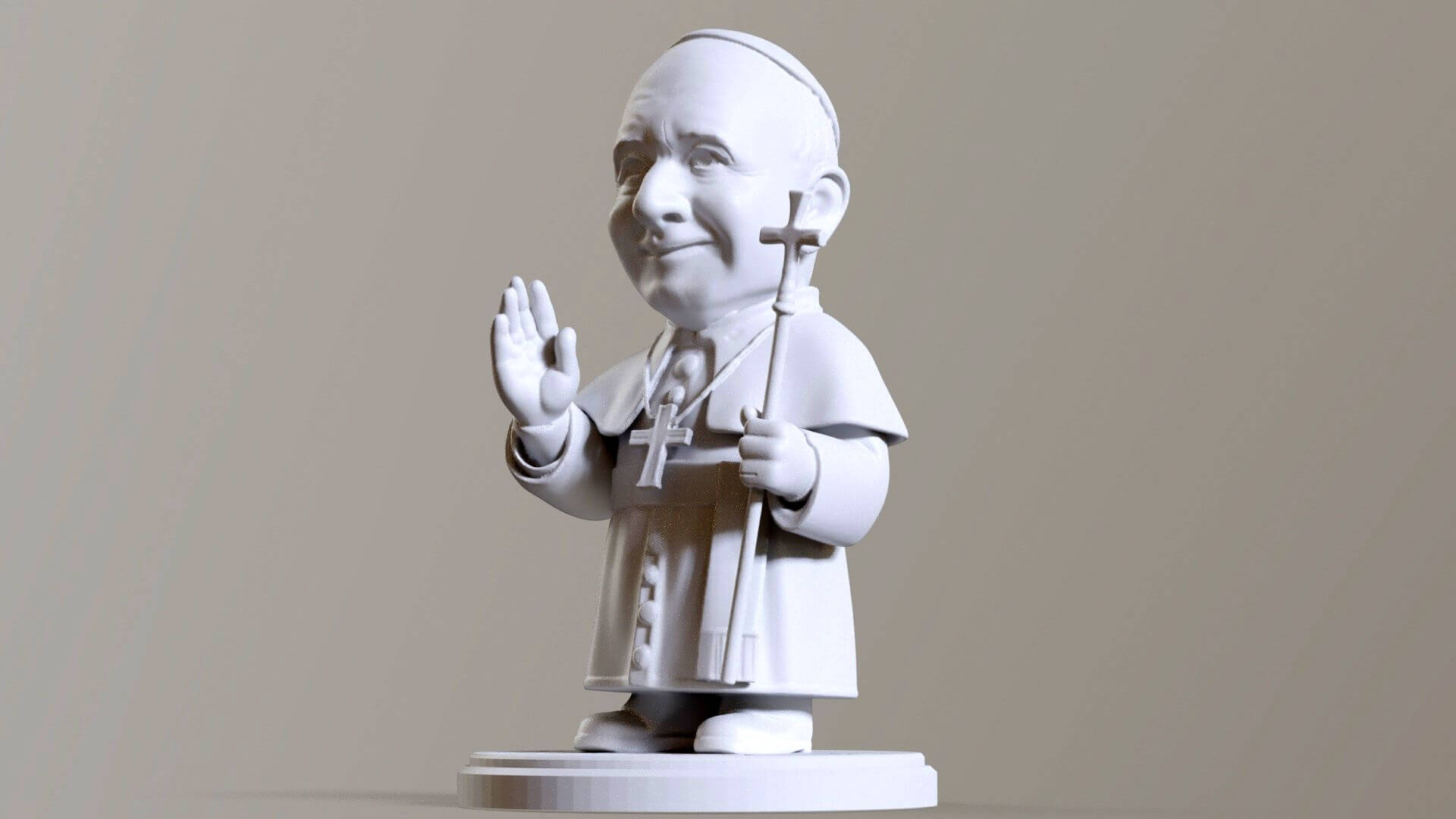 Pope Leon XIV Robert Prevost STL Figure Printable - 3D Model by danyelon