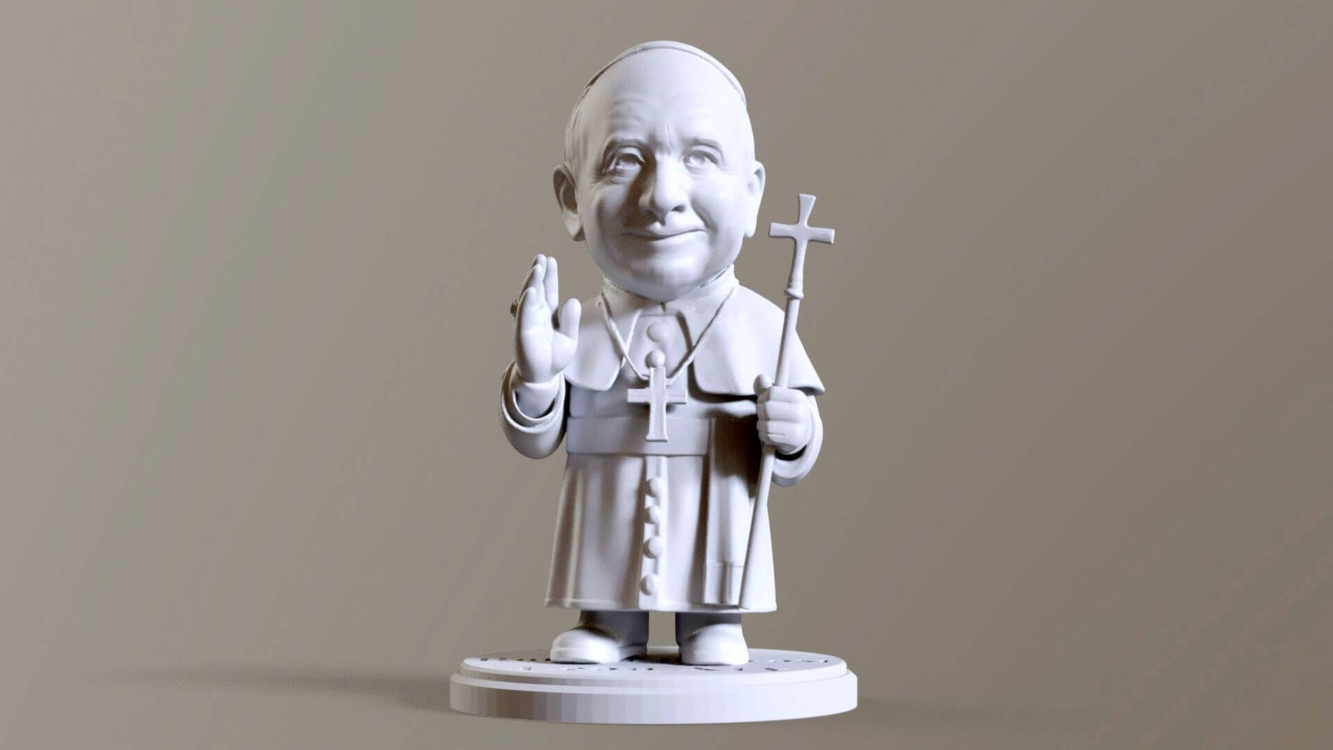 Pope Leon XIV Robert Prevost STL Figure Printable - 3D Model by danyelon