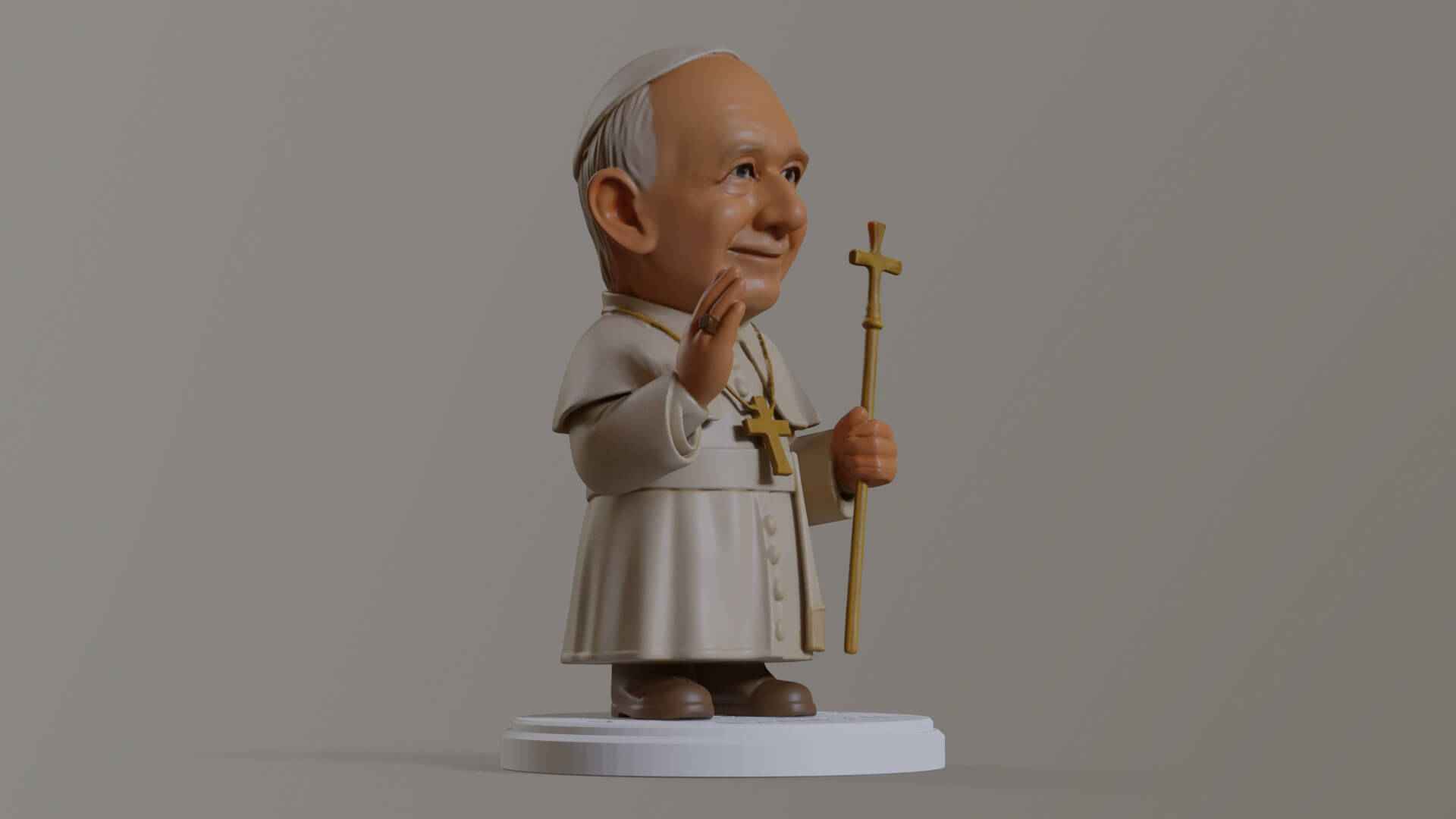Pope Leon XIV Robert Prevost STL Figure Printable - 3D Model by danyelon