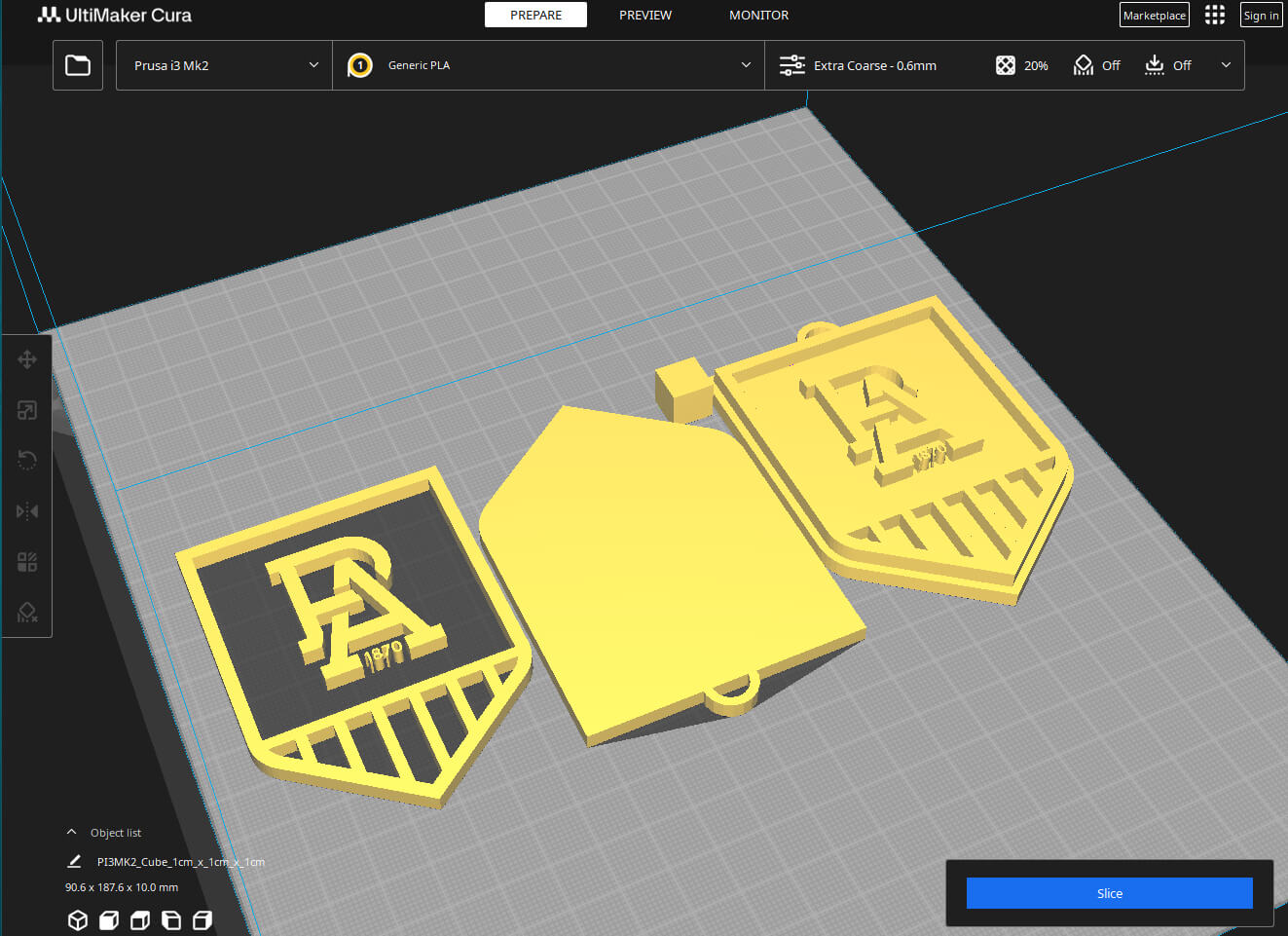Port Adelaide Printable and Renderable Badge - 3D Model by danyelon