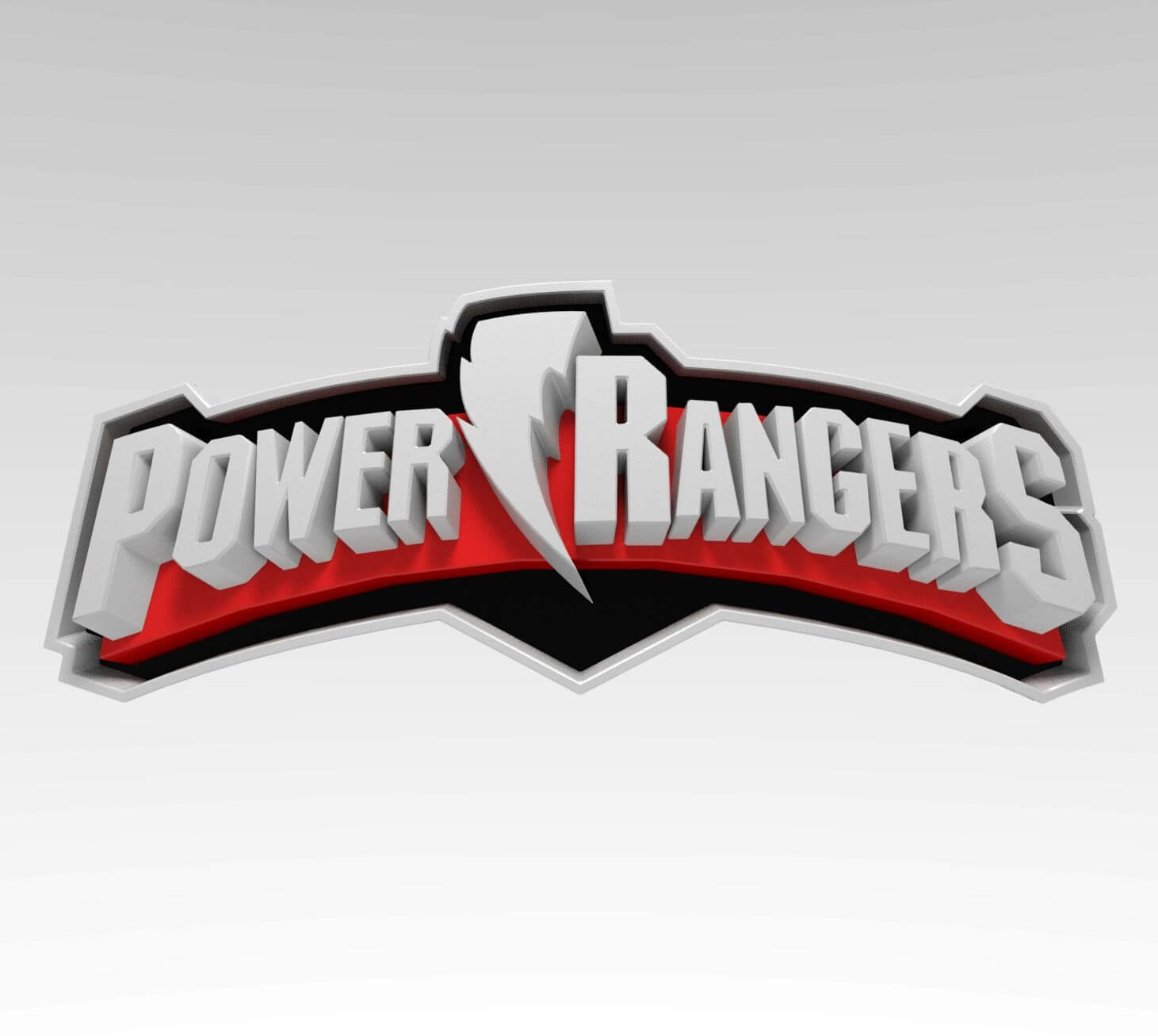 Power Rangers Logos Printable and Renderable - 3D Model by danyelon