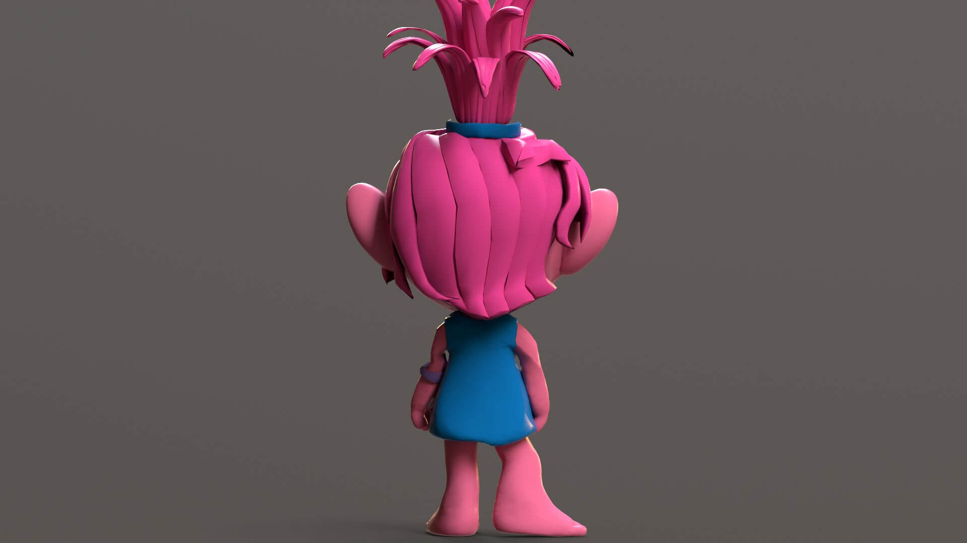 Queen Poppy PBR Animated - 3D Model by danyelon