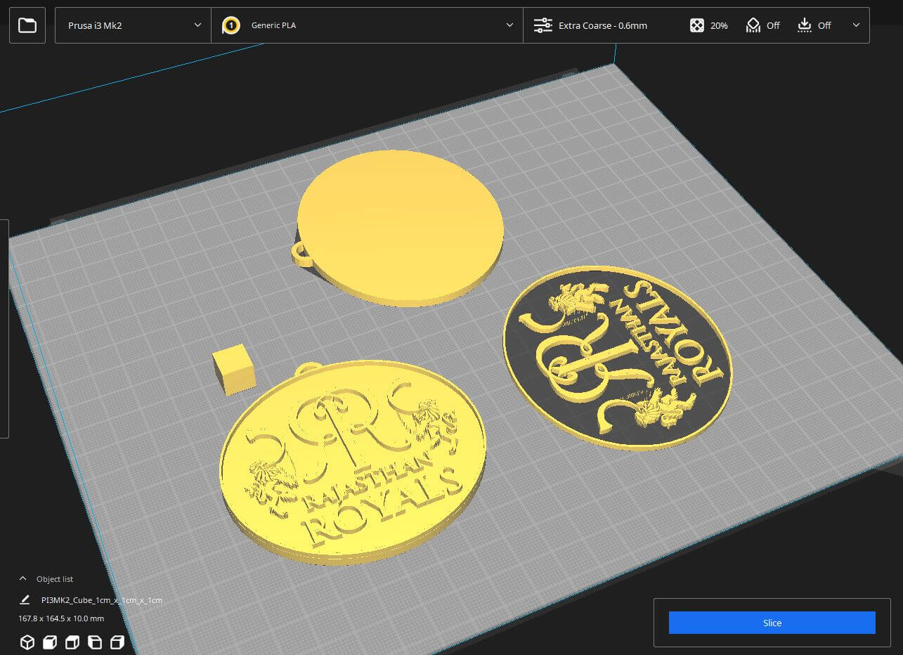 Rajasthan Royals Badge Printable and Renderable - 3D Model by danyelon