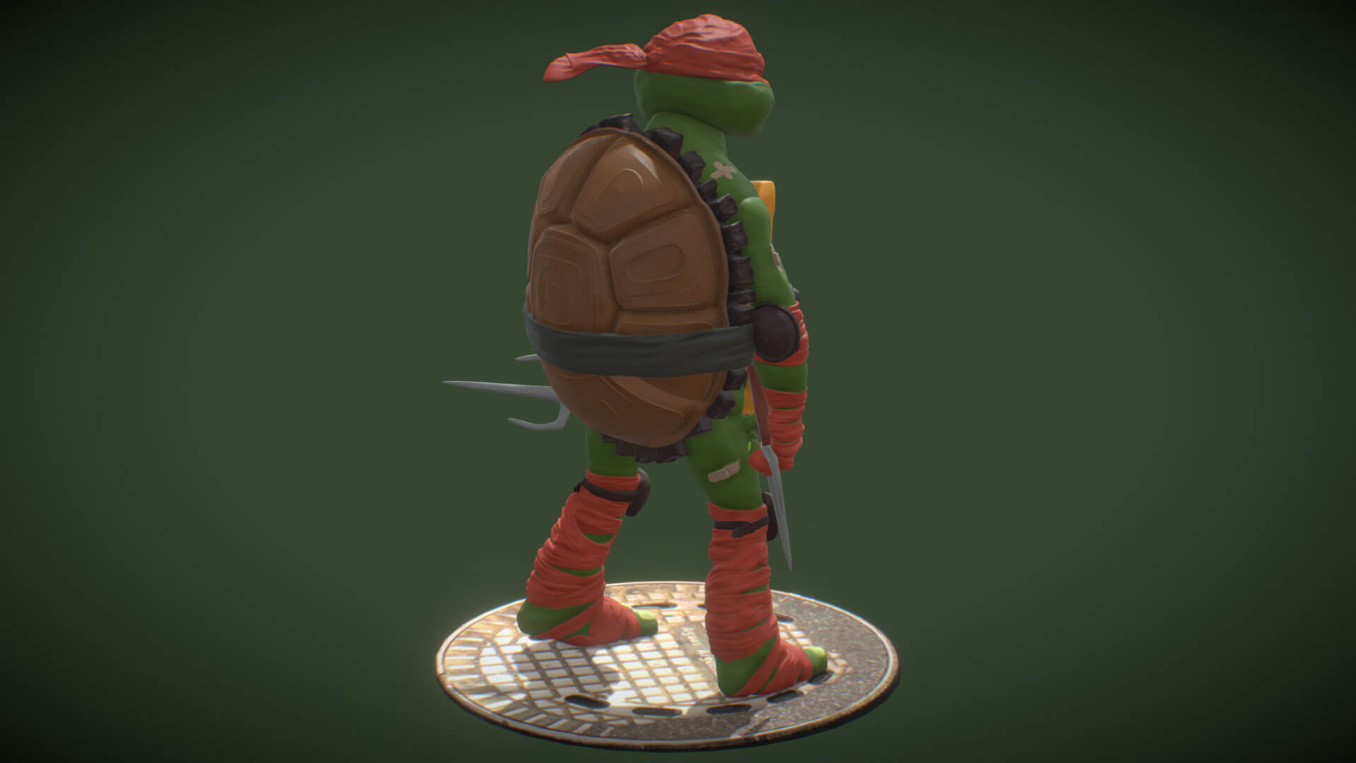 Raphael Fan Art From TMNT Mutant Mayhem Movie - 3D Model by danyelon