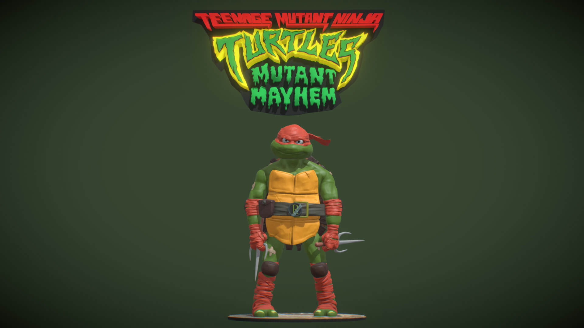 Raphael Fan Art From TMNT Mutant Mayhem Movie - 3D Model by danyelon