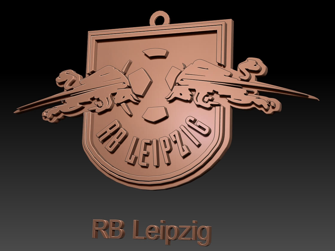 RB Leipzig Logo Printable and Renderable - 3D Print Model by danyelon