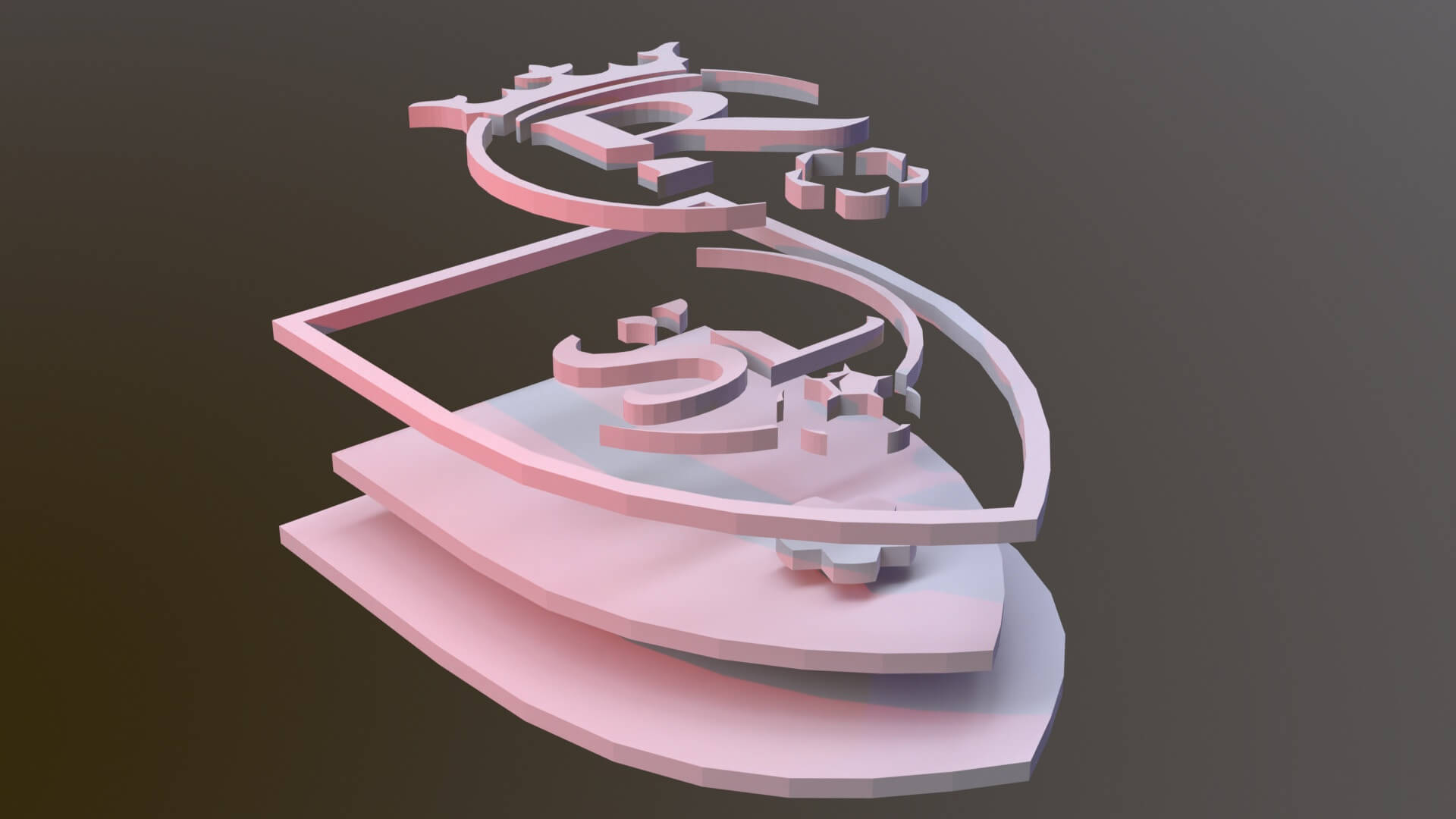 Mls Real Salt Lake Logo Keychan Printable - 3D Model by danyelon