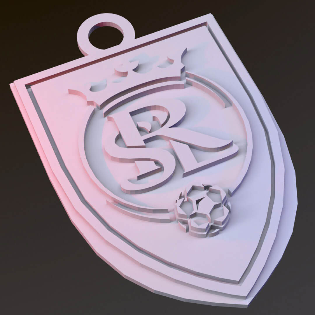 Mls Real Salt Lake Logo Keychan Printable - 3D Model by danyelon