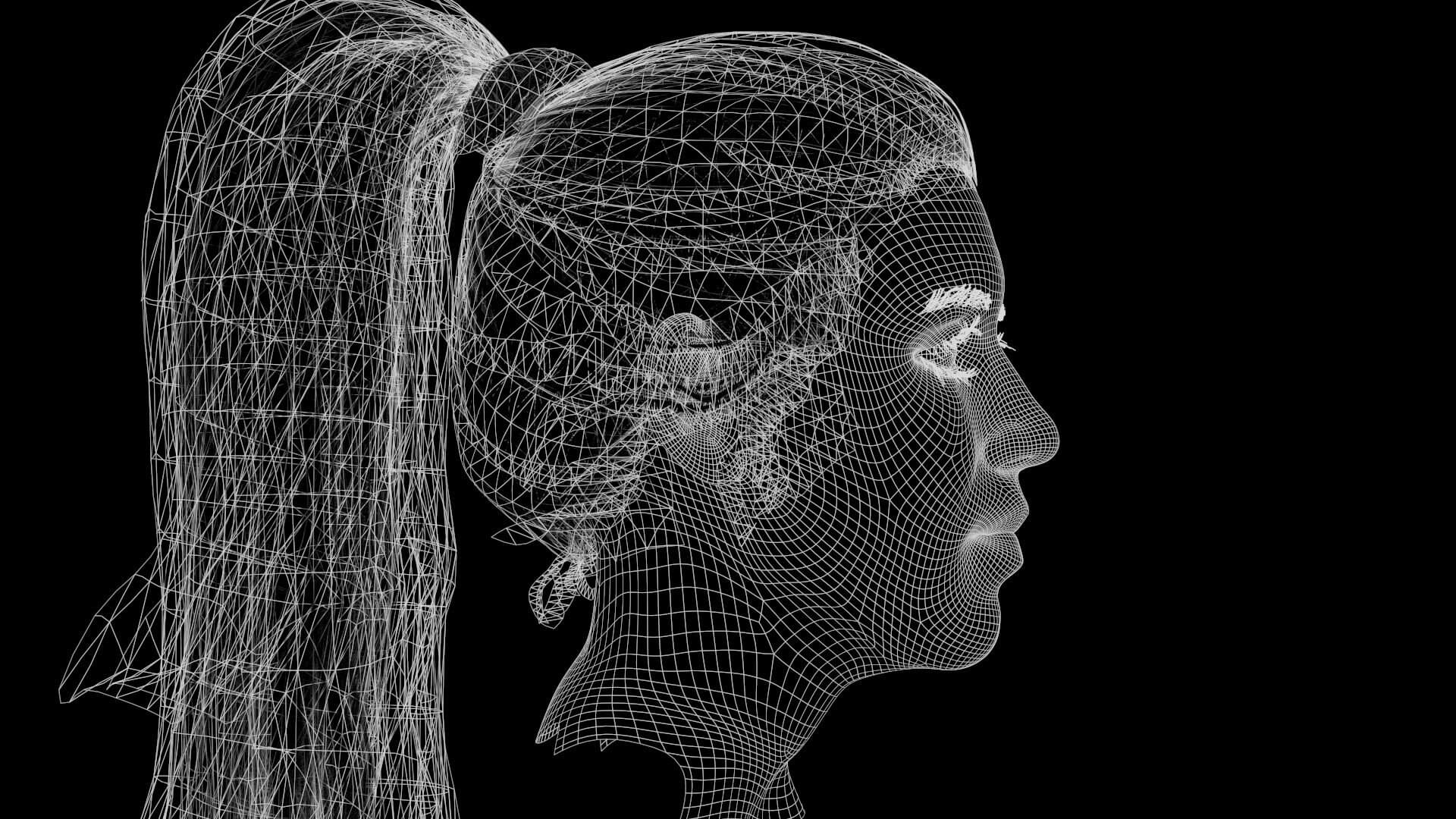 Realistic Female Head - 3D Model by danyelon