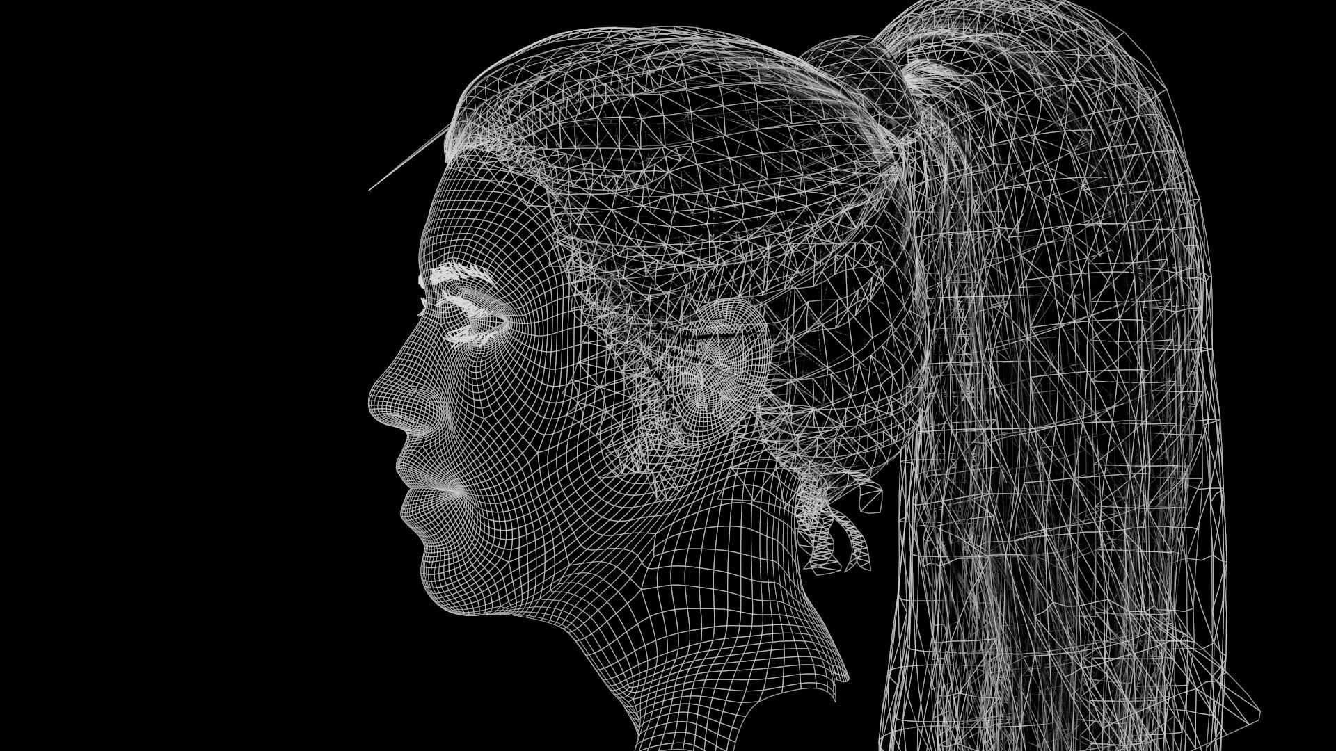 Realistic Female Head - 3D Model by danyelon