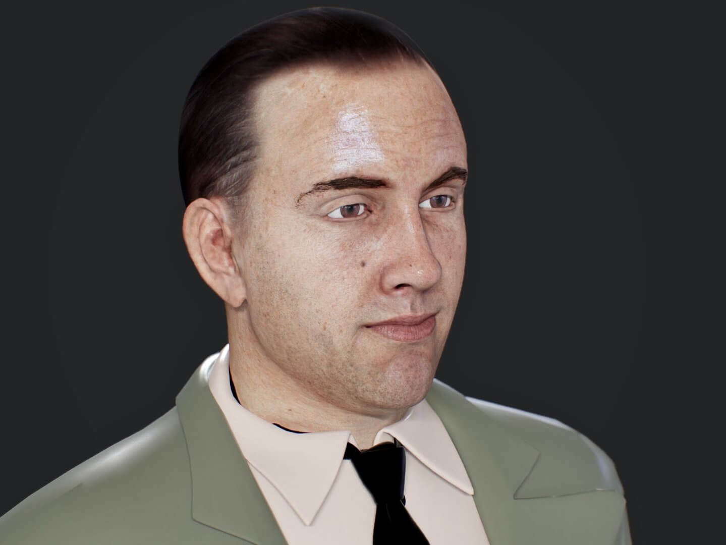 Realistic Male Head - 3D Model by danyelon