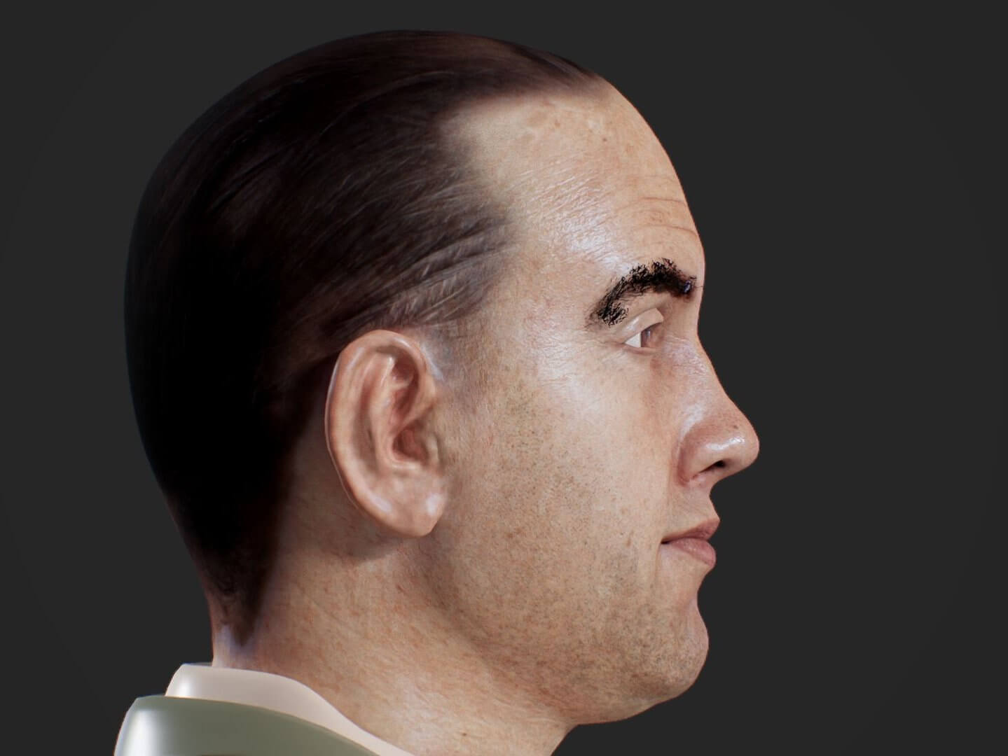 Realistic Male Head - 3D Model by danyelon