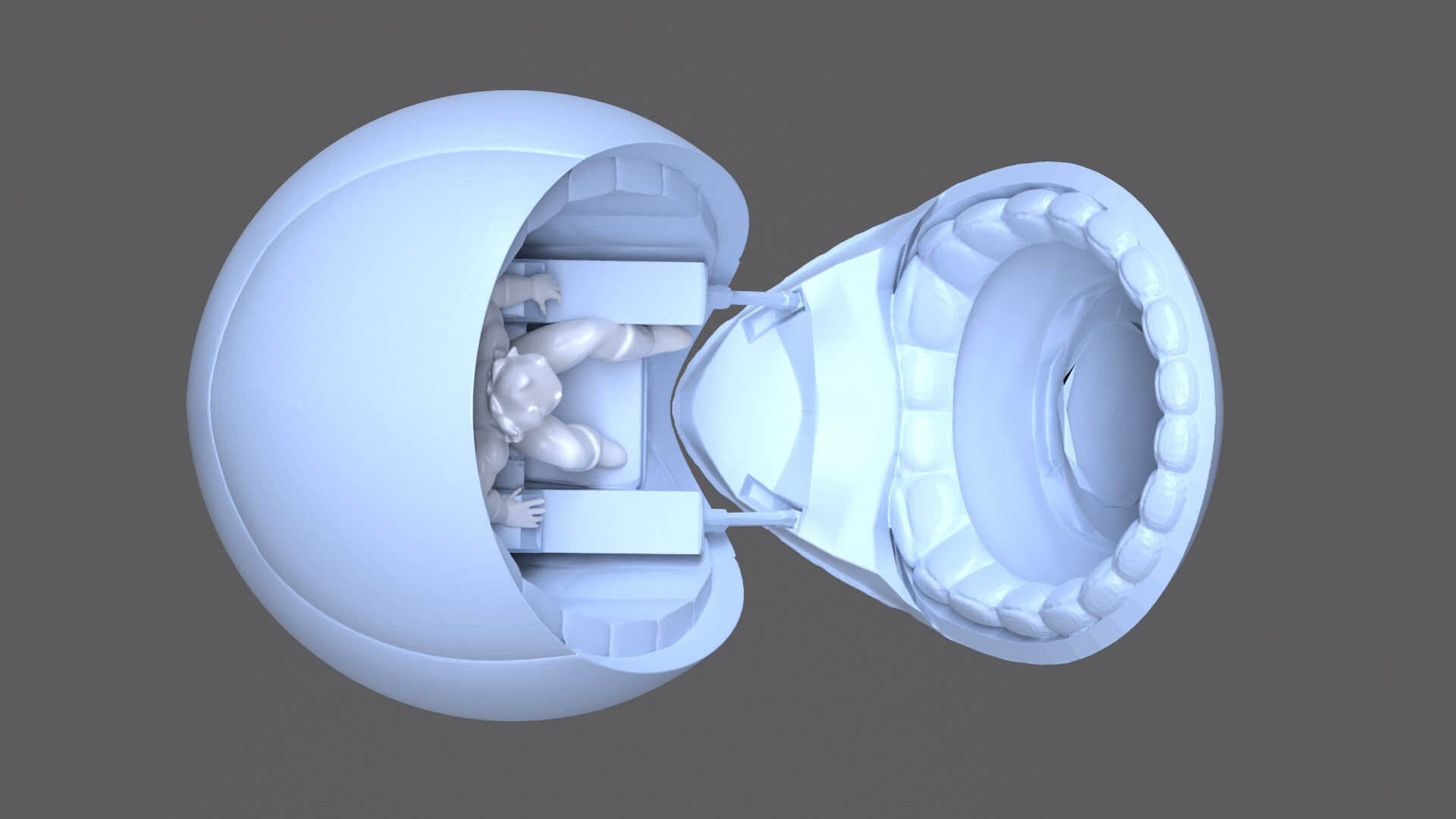 Dragon Ball Z - Vegeta's Saiyan Attack Ball 3D Model by danyelon